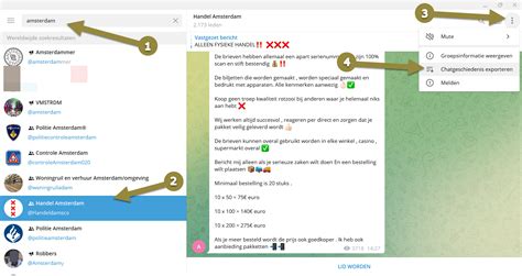 Export Telegram Chat History Aware Online