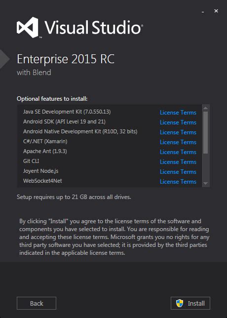 How To Install Visual Studio 2015