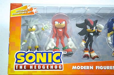 New Sonic The Hedgehog Modern Action Figures 6 Pack Collectors Set By