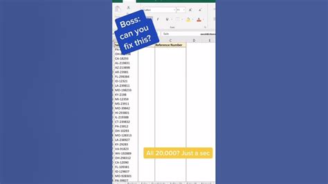 Easy Way To Seperate Names And Numbers Excel Exceltips Exceltricks