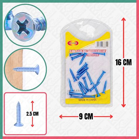 Silver Phillips Screw 25mm Ec Ware Wholesale