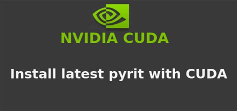 Install Pyrit In Kali Linuxdebian With Cuda