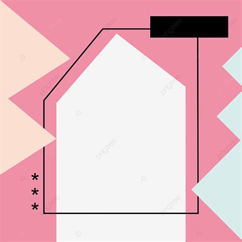 삼각형 패턴 소셜 미디어 프레임 디자인 Png 및 Cdr 트위 본 페이스 북 인스 타 그램 Png 일러스트 및 이미지 에 대한 무료 다운로드 Pngtree