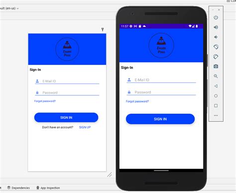 Java Android Emulator Design Not The Same As Xml Design Stack Overflow