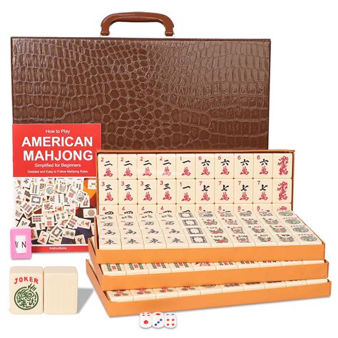 Gustaria American Mahjong Tile Set Large Size Mahjong