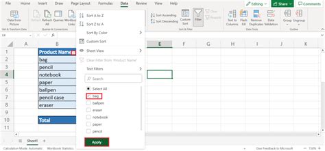 How To Sum Filtered Rows In Excel Sheetaki