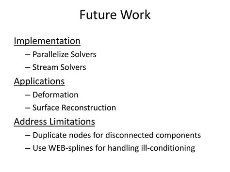 Ppt Estimating The Laplace Beltrami Operator By Restricting 3d Functions Powerpoint