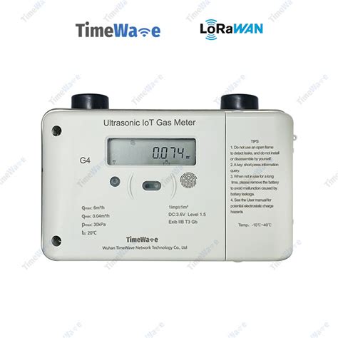 New Smart Ultrasonic Gas Meter With Prepaid Remote Control And Lora Lorawan G1 6 G2 5 G4