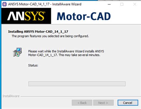 Click Finish When The Wizard Has Completed The Installation You Are Now Ready To Use Motor CAD