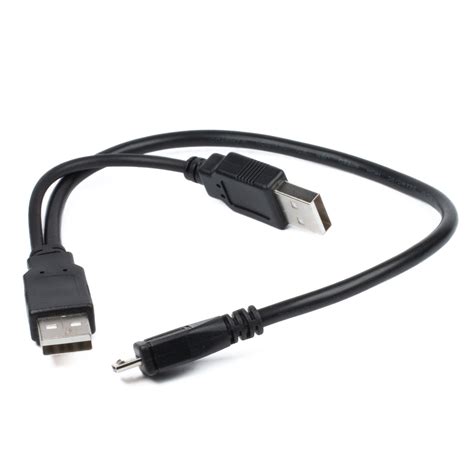 Dual Usb A To Usb Micro B Cable