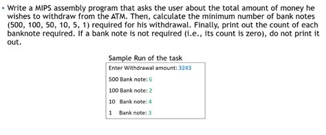 Solved Write A MIPS Assembly Program That Asks The User Chegg