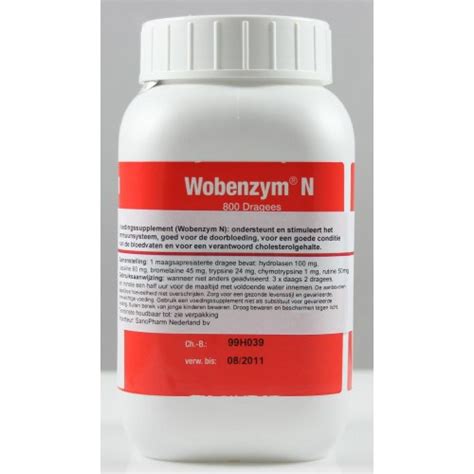 Wobenzym N Mucos 800 Dragees Kopen Gezondheid Aan Huis