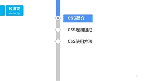 Css简介 Css规则组成 Css使用方法 Css是cascading Style Sheets的英文缩写即层叠样式表 Css文件是一个文本