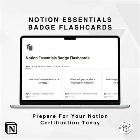 Essentials Flashcards Category Education Notion Masterworks