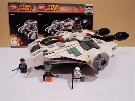 LEGO Star Wars - The Ghost - 75053 - With (3) minifigs-(2) manuals- New ...