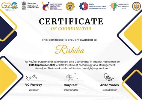 Rishika Pupdeja On Linkedin Hackathon Coordinator