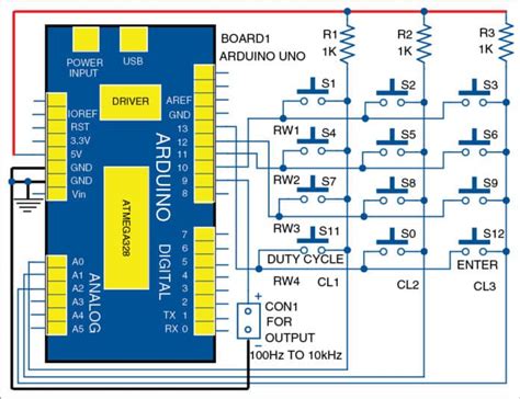 Square Wave Generator Using Arduino Full Electronics Project