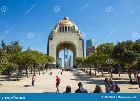 Mexico City Panorama Street Cdmx Editorial Photography Image Of