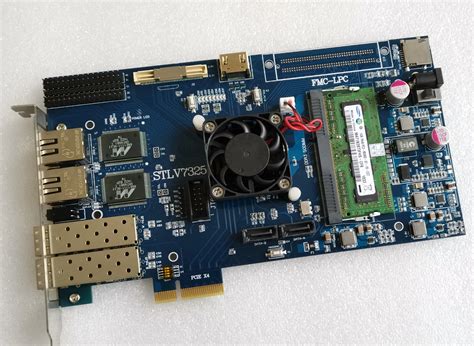 2022 Kintex 7 Xc7k325t Pcie Gen2 X4 Sfp Rj45 Ddr3 Fmc Sata Hdmi Xilinx Fpga Placa Xilixn Fpga