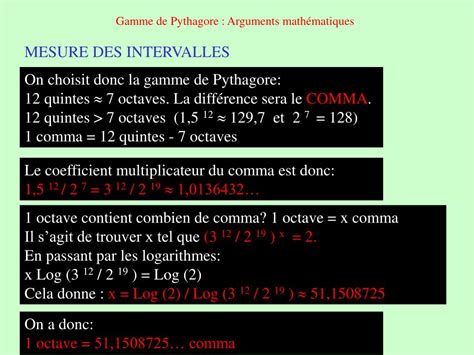 Ppt Gamme De Pythagore Powerpoint Presentation Free Download Id Ppt Gamme De Pythagore Powerpoint Presentation Free Download Id