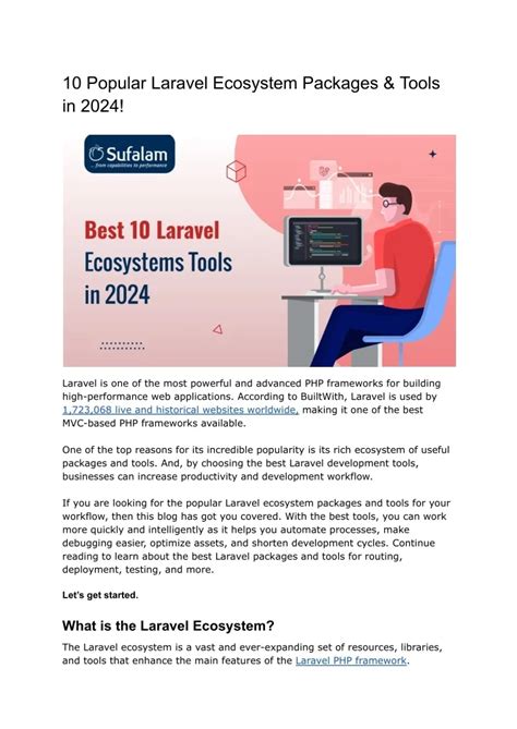 Ppt 10 Popular Laravel Ecosystem Powerpoint Presentation Free Download Id13349801