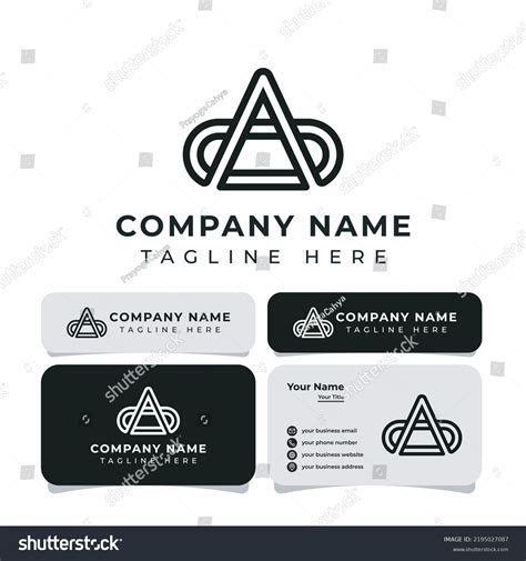 Letter Ao Monogram Logo Suitable Any Stock Vector Royalty Free 2195027087 Shutterstock