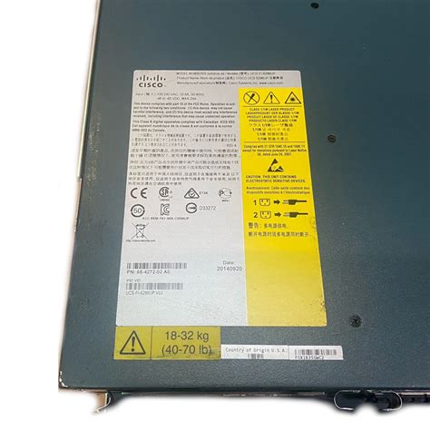 Cisco Ucs Fi 6296up 48 Port Fabric Interconnect Switch 2u