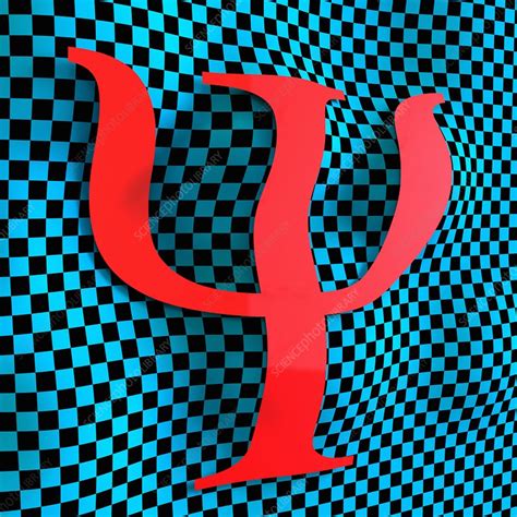 Wave Function Letter Psi Illustration Stock Image C047 9434 Science Photo Library