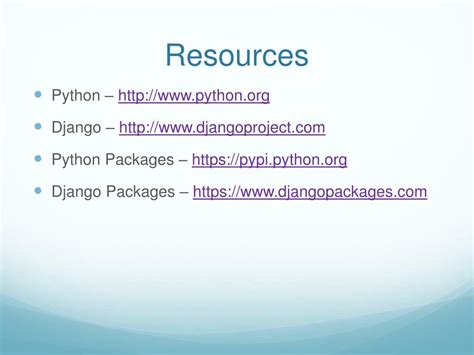 Ppt Rapid Web Development With Python Django Powerpoint Presentation