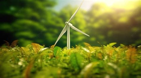 친환경 녹색 지구 환경과 조화를 이루는 풍력 터빈의 3차원 렌더링 풍력 발전 풍력 에너지 풍력 터빈 배경 일러스트 및 사진 무료 다운로드 Pngtree