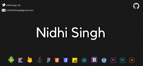 Nidhisingh Nidhi Singh GitHub