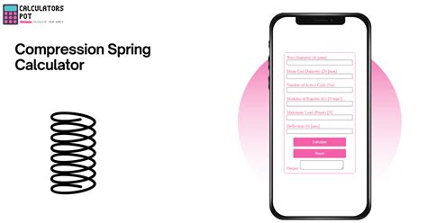 Compression Spring Calculator Calculatorspot