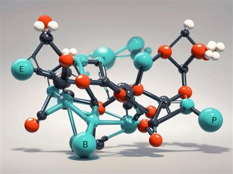 Premium Photo Ethereal Chemistry 3d Flat Model Of Ethyl Formate Molecular Structure