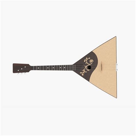 Balalaika 3 Strings 01 3d 모델 다운로드 악기 On
