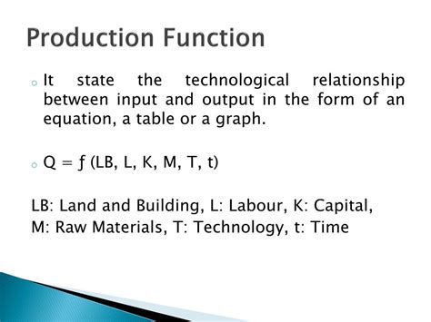 Ppt Theory Of Production Powerpoint Presentation Free Download Id5771170
