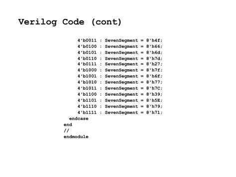 Ppt V Erilog Powerpoint Presentation Free Download Id3384509