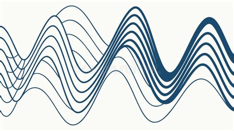 Abstract Wavy Lines Pattern Vector Dynamic Flowing Design Vector Design Generative Ai Stock