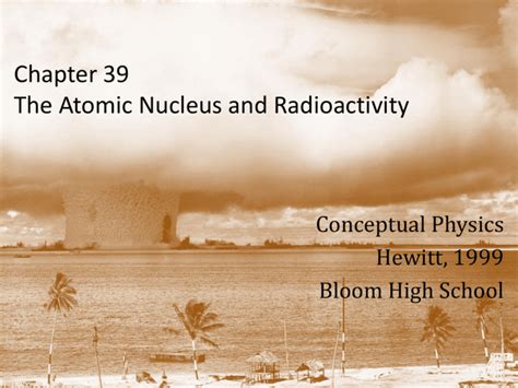Atomic Nucleus Radioactivity High Babe Physics Presentation