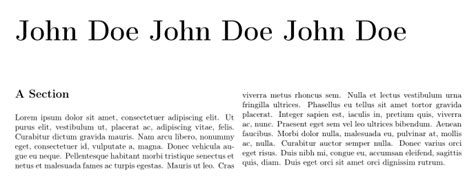 Sectioning Problems While Splitting In Two Columns With Big Title