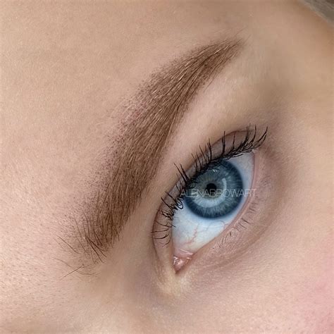 Permanent Powder Eyebrows Services By Alenabrowart In New York Manhattan
