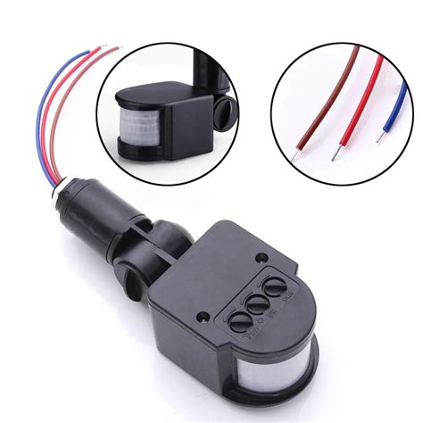 Motion Sensor Light Switch V Outdoor Infrared PIR Motion Sensor Switch Detector Wall