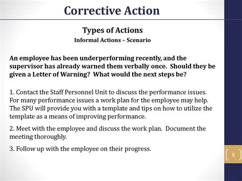 Corrective Action Online Presentation