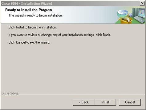 Installing Cisco Security Device Manager Sdm Free Ccna Workbook