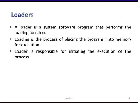 Loaders System Programming Ppt