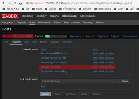 monitoramento do sgbd mysql com parâmetros de usuário blog mastermind