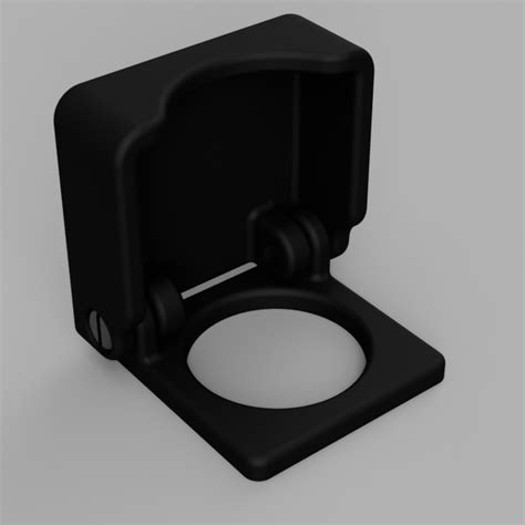 Protective Flip Cover For Push Button By Mrusk Download Free Stl Model