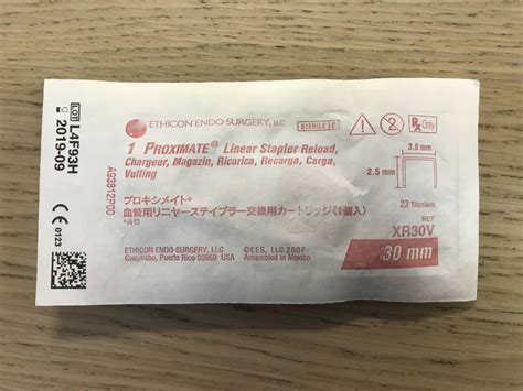 New Ethicon Xr30v 1 Proximate Linear Stapler Reload 30mm X Disposables General For Sale