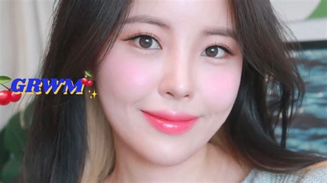 Grwm 여름쿨톤 겟레디윗미🍒 수다가득 자취 주식 시크릿투톤염색 요즘고민 Youtube