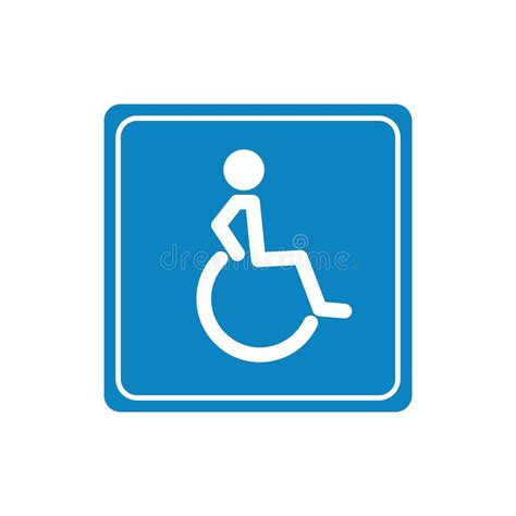 Disabled Patient Line Icon Linear Style Sign For Mobile Concept And Web Design Stock Vector