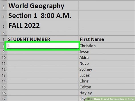 How To Add Autonumber In Excel 13 Steps With Pictures WikiHow